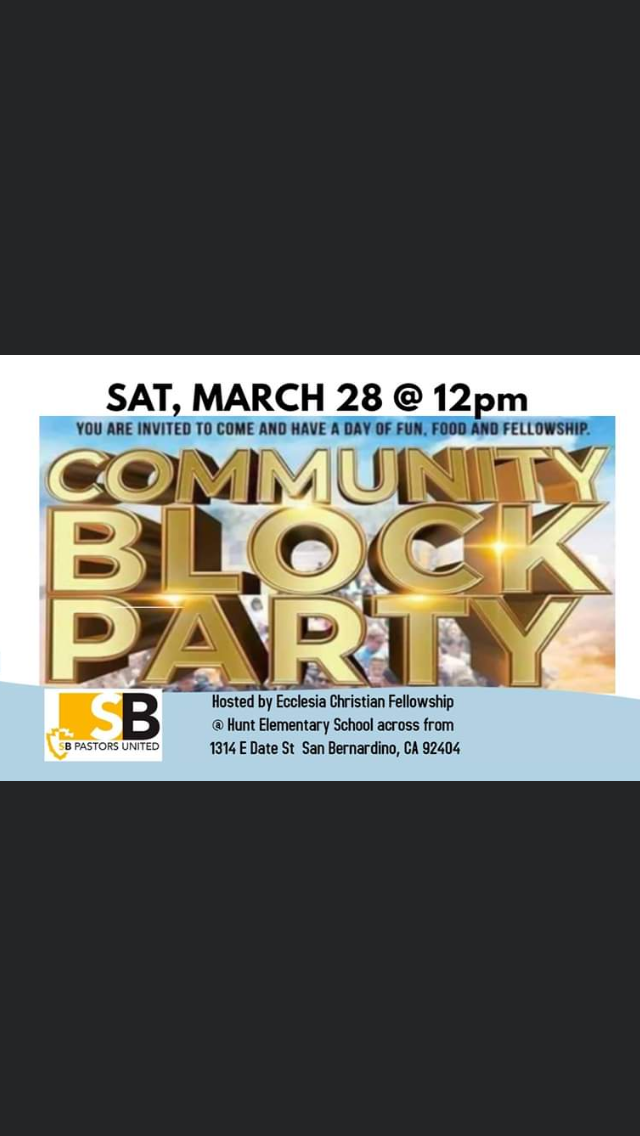 San Bernardino Pastor's and Heart2Heart together for a Community Block ...